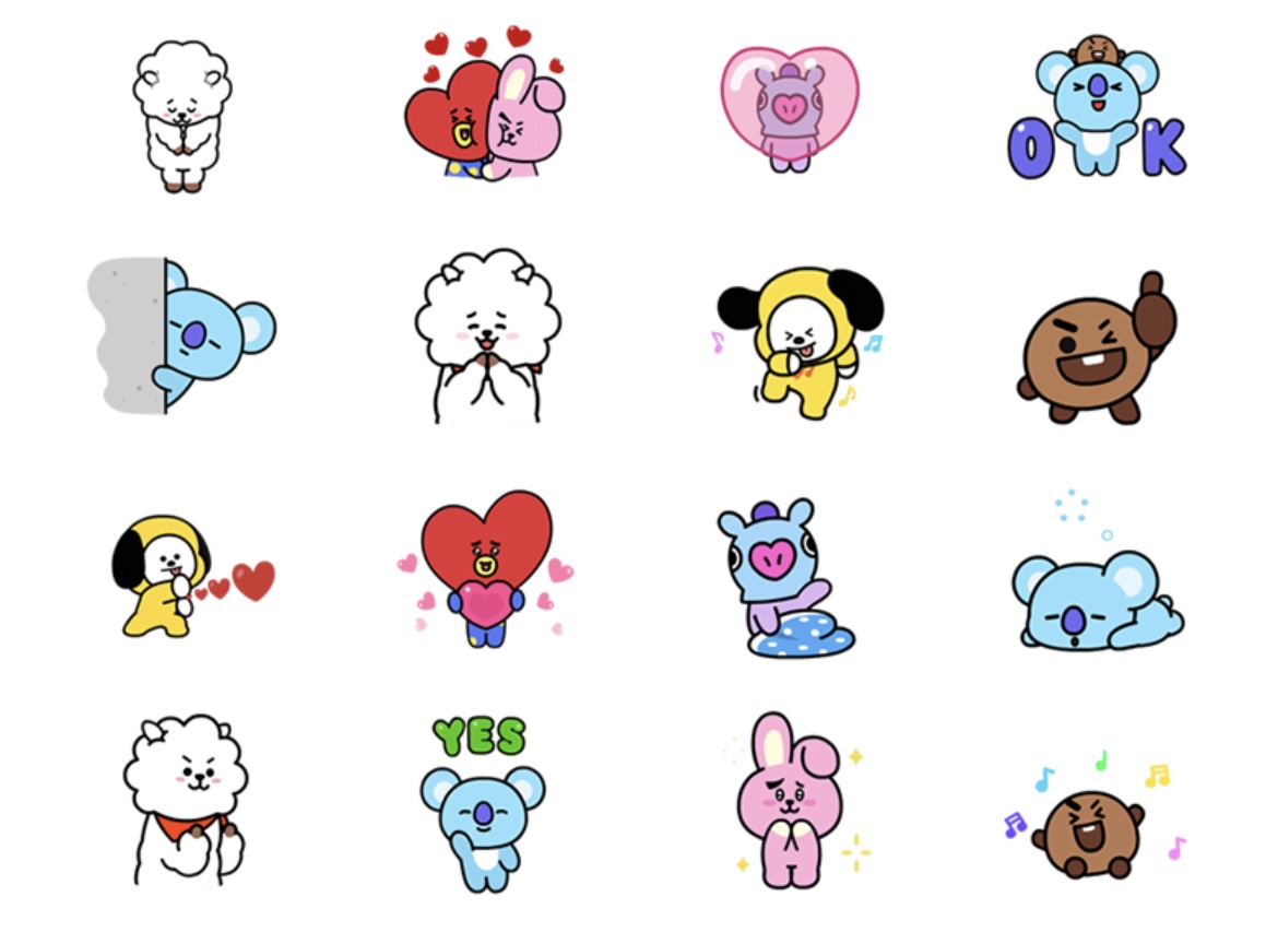 BTSのLINEスタンプや着せかえがリリース決定！！TinyTAN・BT21 | BTS 防弾少年団 【情報サイト】