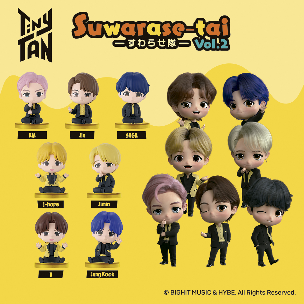 TinyTANの可愛いガチャガチャが発売決定！！発売日・取扱店舗 | BTS 防弾少年団 【情報サイト】