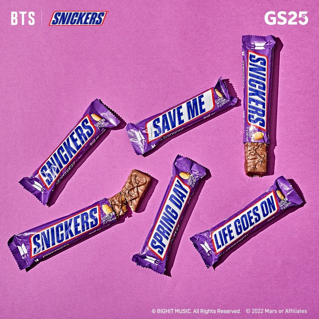 BTSのSNICKERS(スニッカーズ)がセブンイレブンで発売決定！！発売日・取扱店舗 | BTS 防弾少年団 【情報サイト】