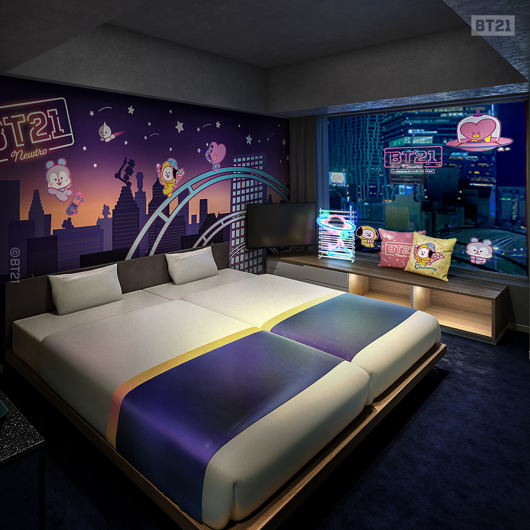 BT21とホテル「MIYASHITA PARK」のコラボが開催決定！！開催日・グッズ・宿泊予約 | BTS 防弾少年団 【情報サイト】