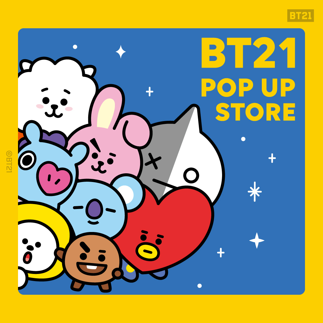 BT21のポップアップストアが全国各地で開催決定！！【開催日・場所・グッズ・店舗情報】 | BTS 防弾少年団 【情報サイト】