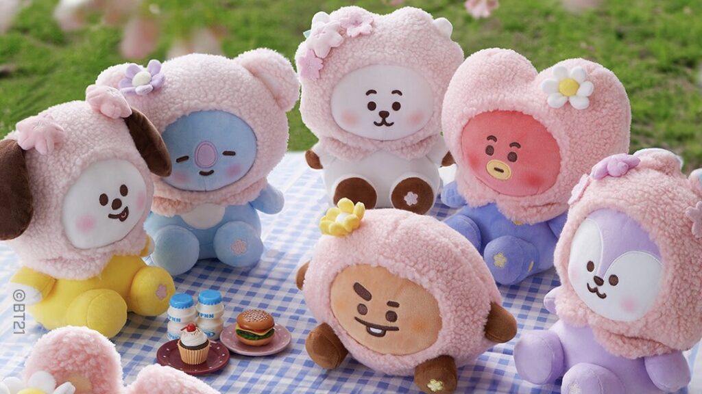 BT21の可愛いぬいぐるみ「Spring Days Edition」が日本でも発売決定！！発売日・購入方法 | BTS 防弾少年団 【情報サイト】
