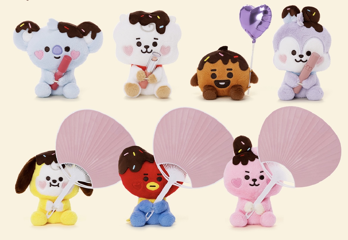 BT21の可愛いバレンタインぬいぐるみ「Valentine Edition」が発売決定！！発売日・購入方法 | BTS 防弾少年団 【まとめ ...